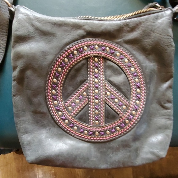 The Sak | Bags | Crossbody Bag With A Big Peace Sign On The Front ...